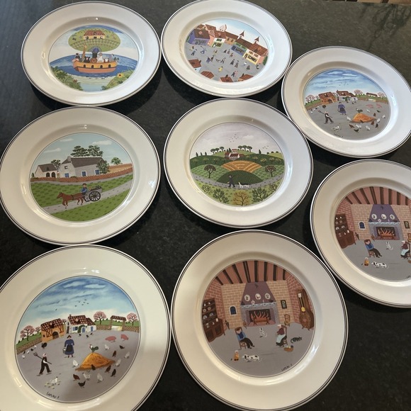 Villeroy & Boch | Dining | Villeroy Boch Design Naif Set Of 8 Dinner ...